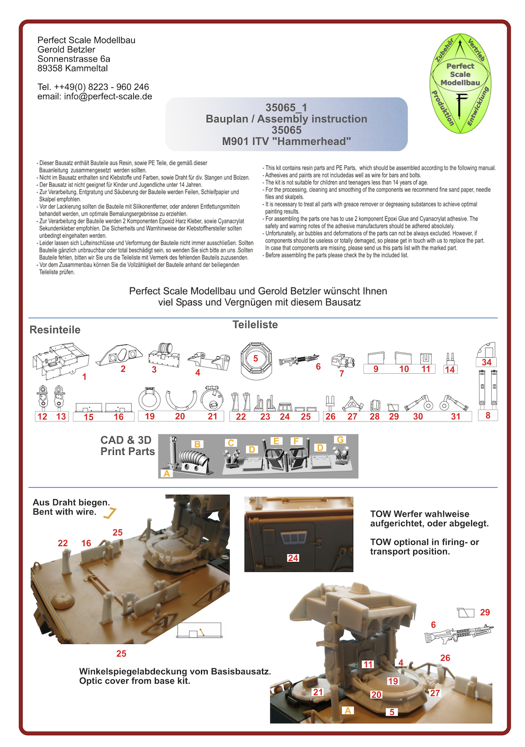 Perfect Scale Modellbau - M901 ITV "Hammerhead"