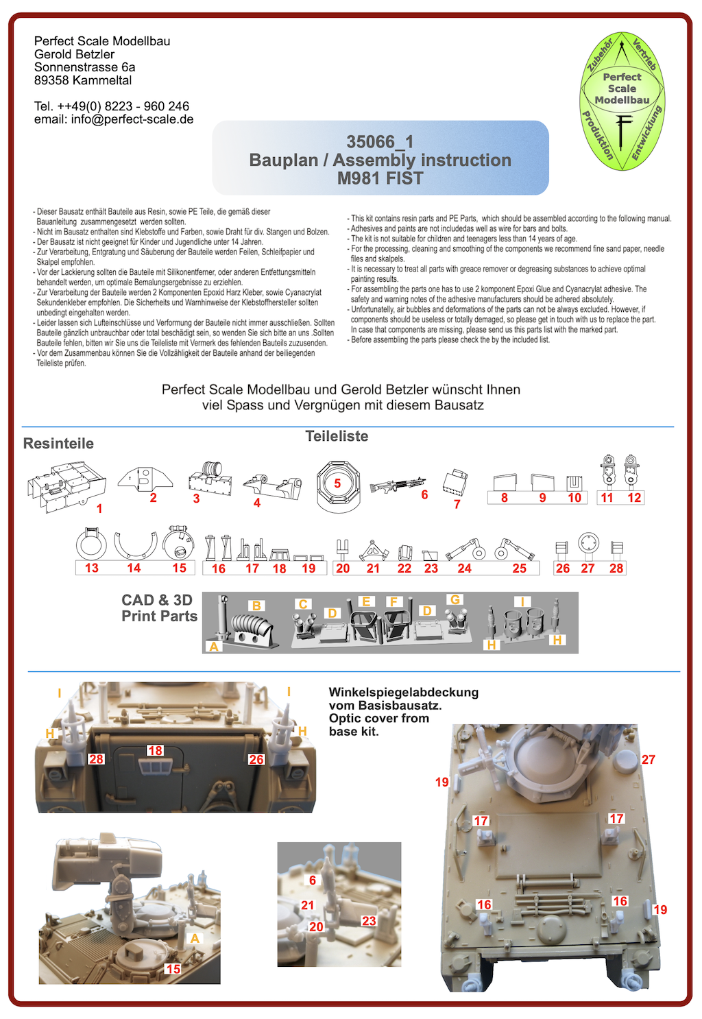 Perfect Scale Modellbau - M981 FISTV